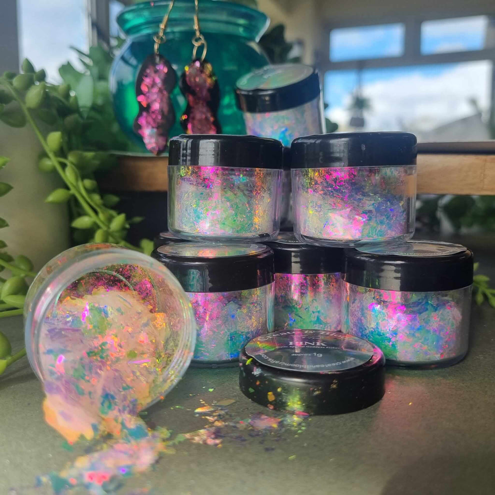 Super Special Goddess Flakes: Pink Polychromatic Glitter – Create ...